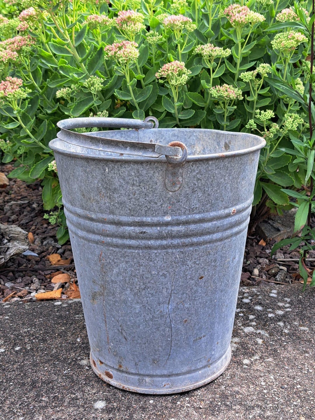 Antique & Rustic Zinc Bucket*bucket*kitchen Bucket*water Bucket*farmer ...