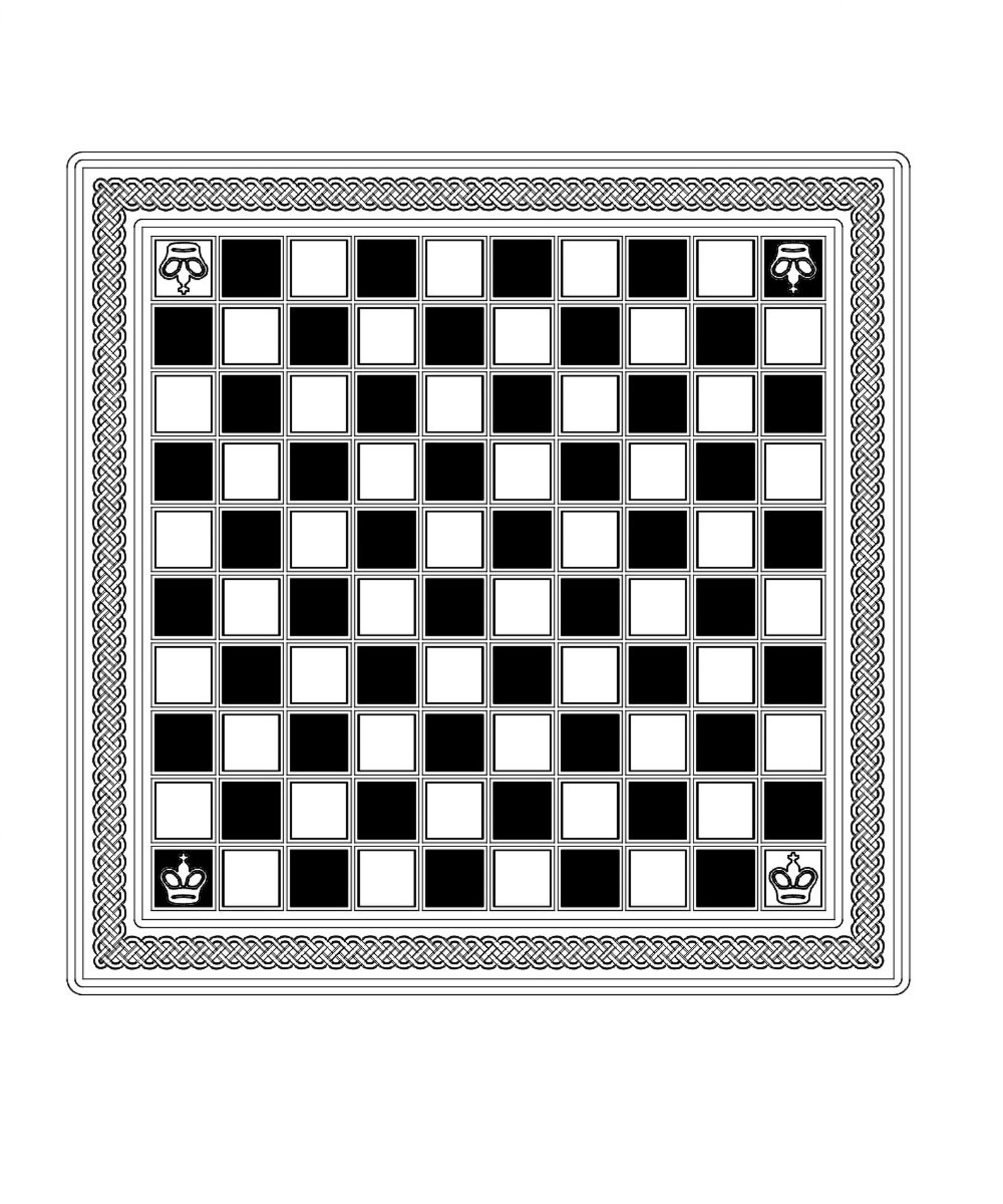 Lightburn Celtic Checkers Board Instant Download SVG and - Etsy
