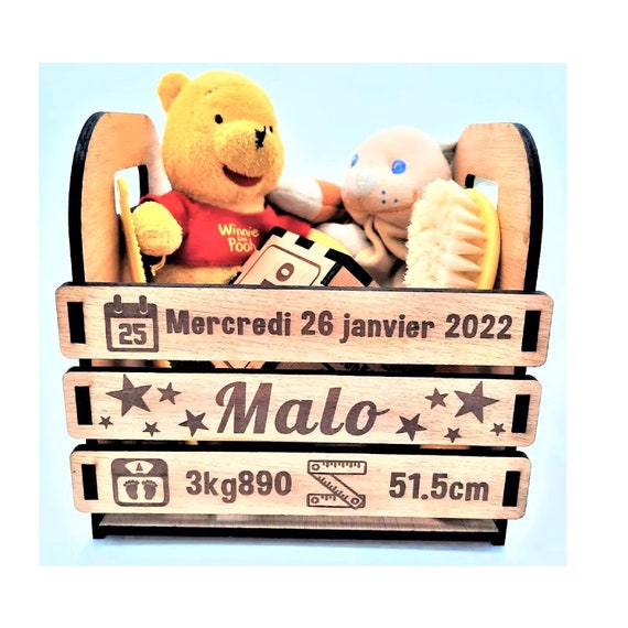 Lightburn Birth Basket Customizable Instant Download - Etsy