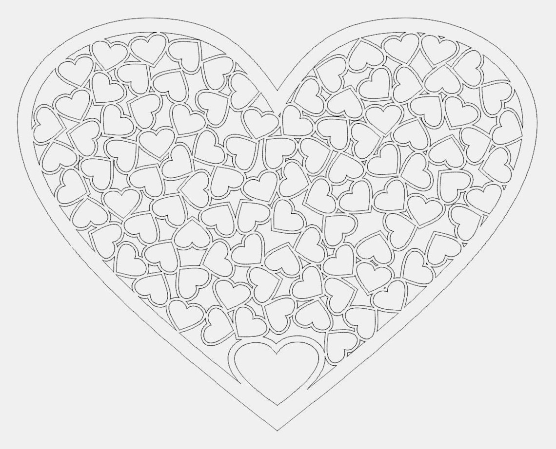 Signature Heart for Your Wedding, Parties. Instant Download Lightburn ...