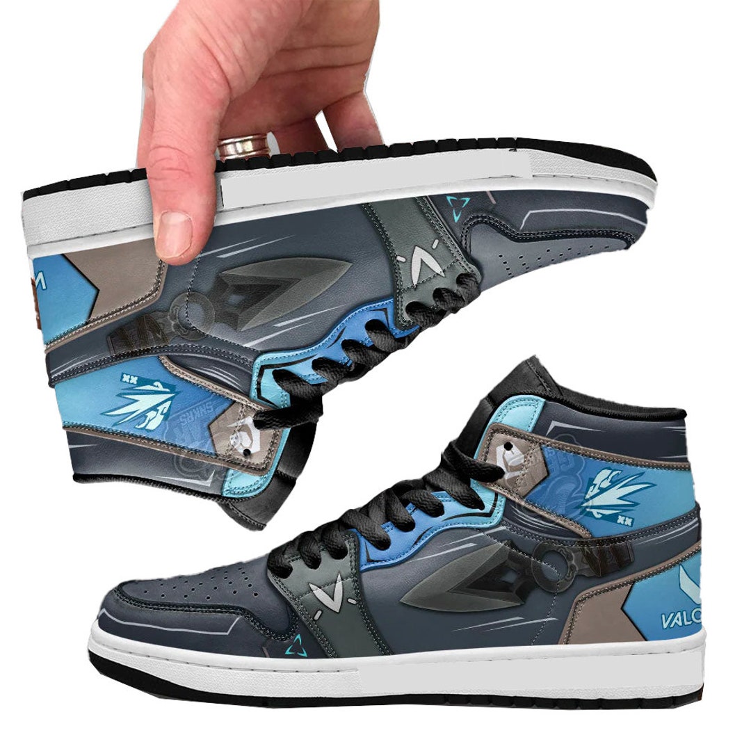 Jett Jd1s Valorant Agent Sneakers Custom Shoes, Game Valorant - Etsy