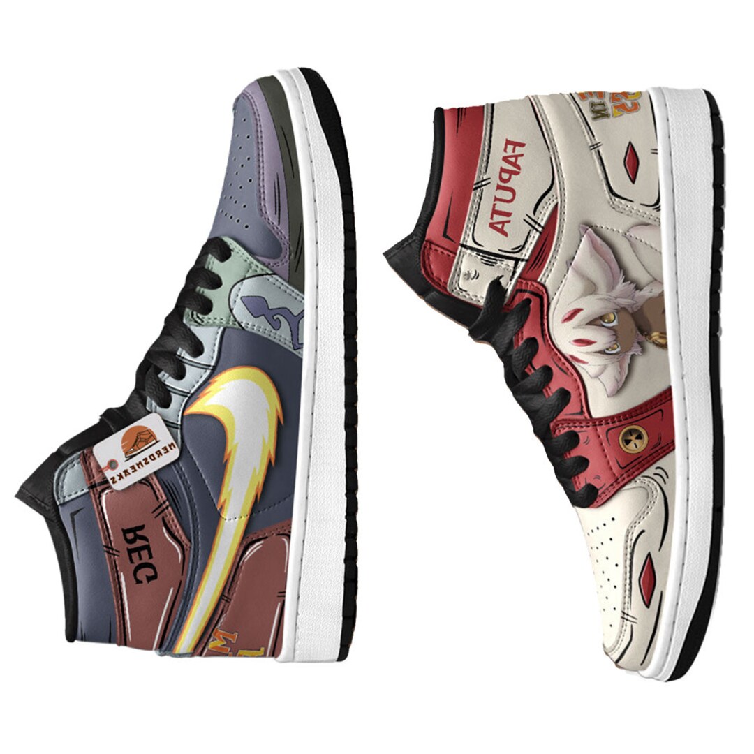 Faputa and Reg Anime Sneakers Made in Abyss Custom Shoes - Etsy