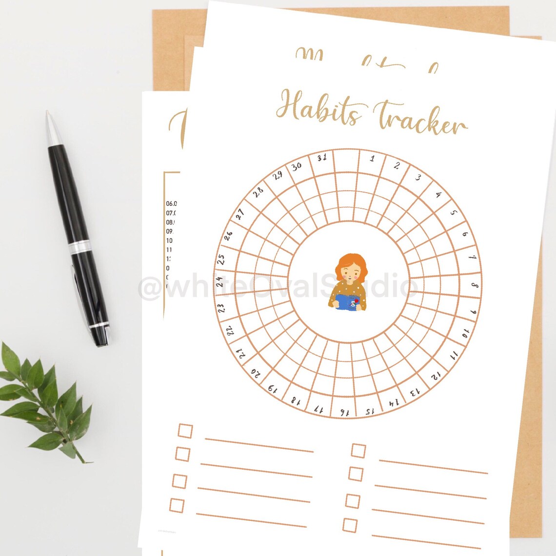 Habits Tracker Journal Habit Tracker Planner Printable - Etsy