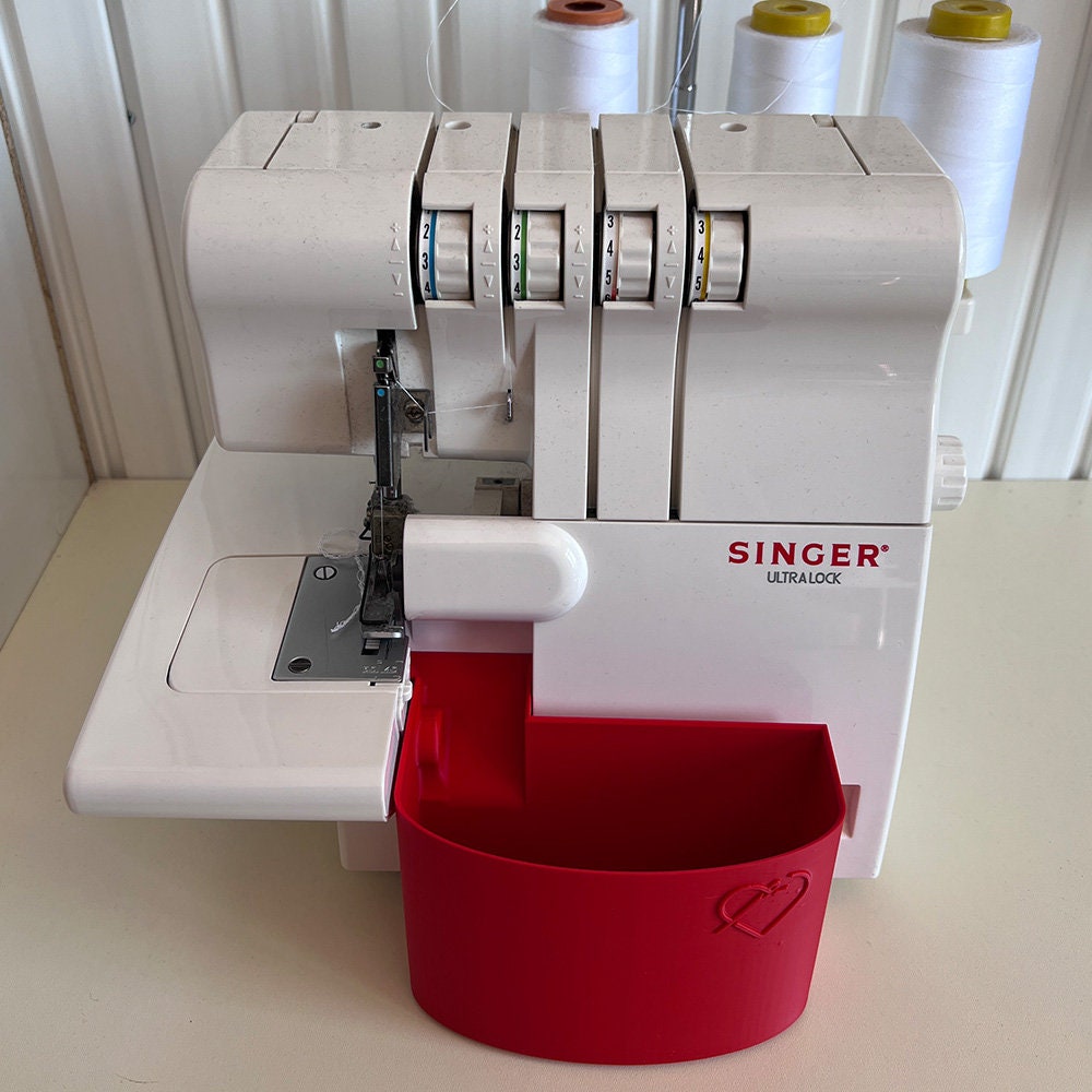Singer Container XL / Waste Container for Overlock Singer / Red ...