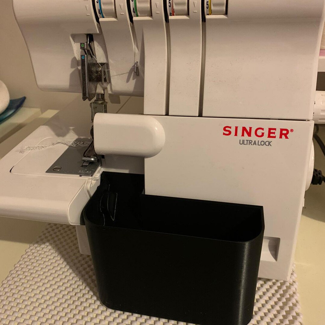 Singer Container / Waste Container for Overlock Singer / Black ...