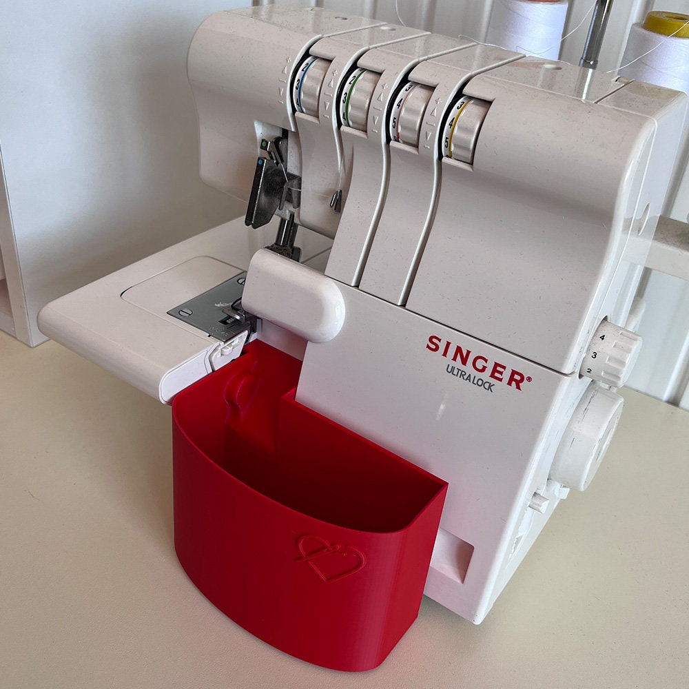 Singer Container XL / Waste Container for Overlock Singer / Red ...