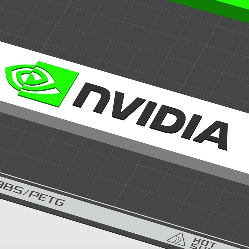 Nvidia GPU Display Stand 3MF File, 3D Printable Nvidia Graphics Card ...