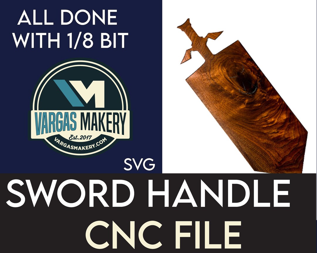 Charcuterie Board Sword Handle - Cnc File - Etsy