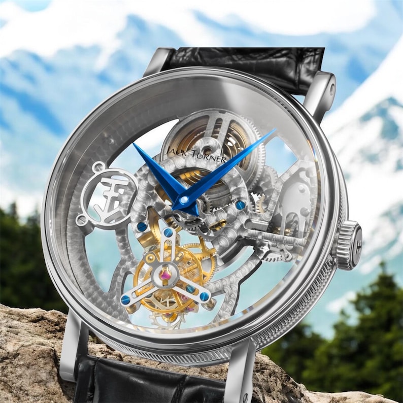 Luxury Skeleton Tourbillon Watch by Jack Turner Watches Quantum Axis ...