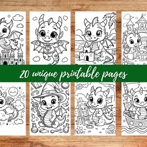 Cute Baby Dragon Coloring Pages 20 Printable Dragon Coloring Sheets for ...