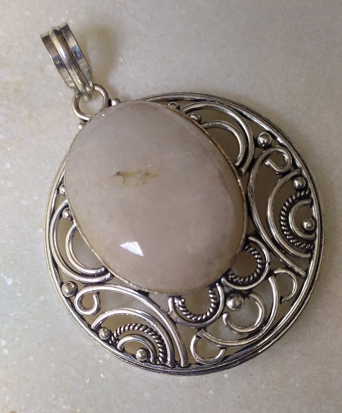 925 sterling silver plated stone pendantmost demanded | Etsy