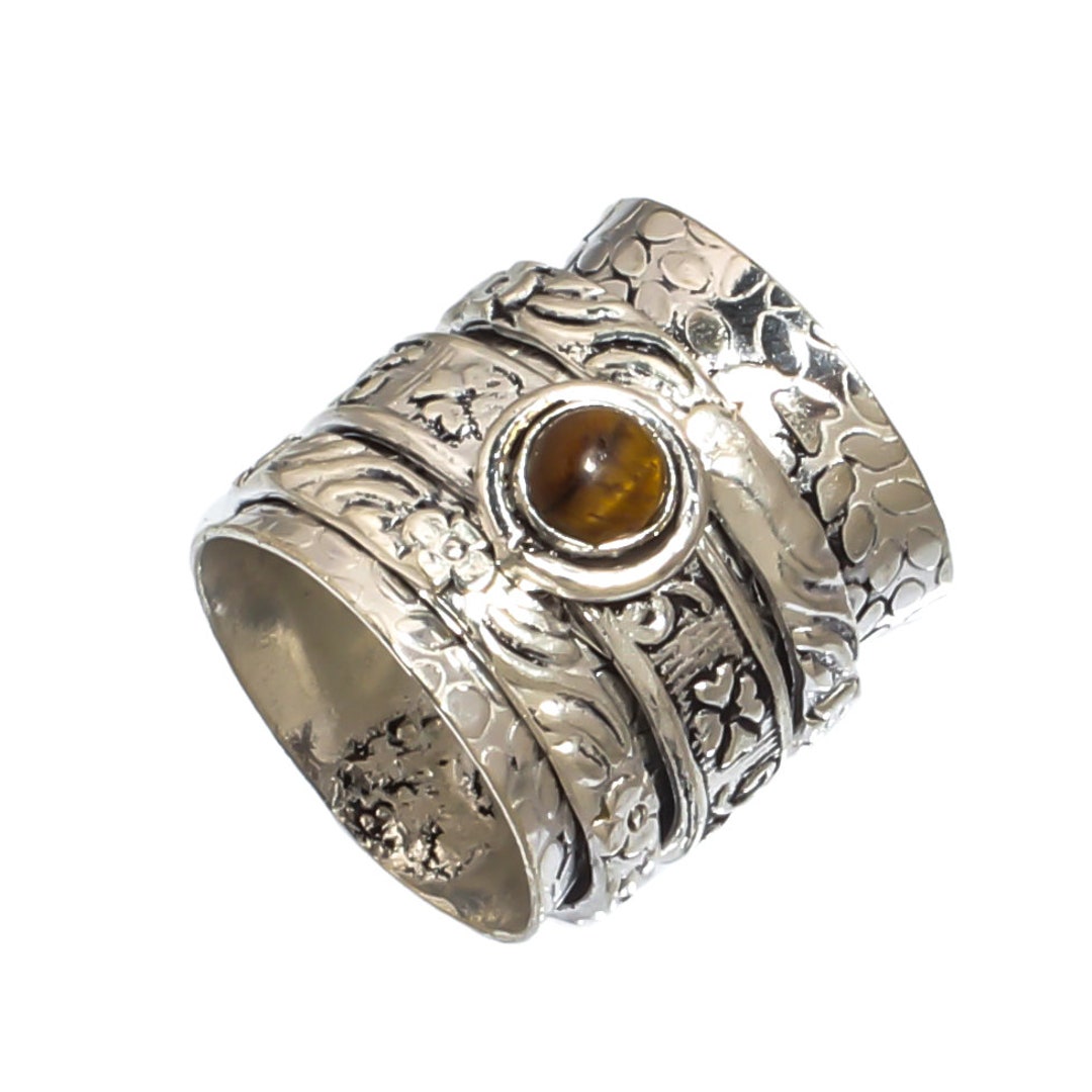 AAA Stunning Designer Ring, Spinner Ring, Anxiety Ring, Meditation Ring ...