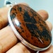 Natural Leopardite Jasper Stone Pendant Plated Stone Pendant - Etsy