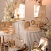 Acrylic Gold Mirror Table Plan, Modern Clear Golden Seating Chart, 3d ...