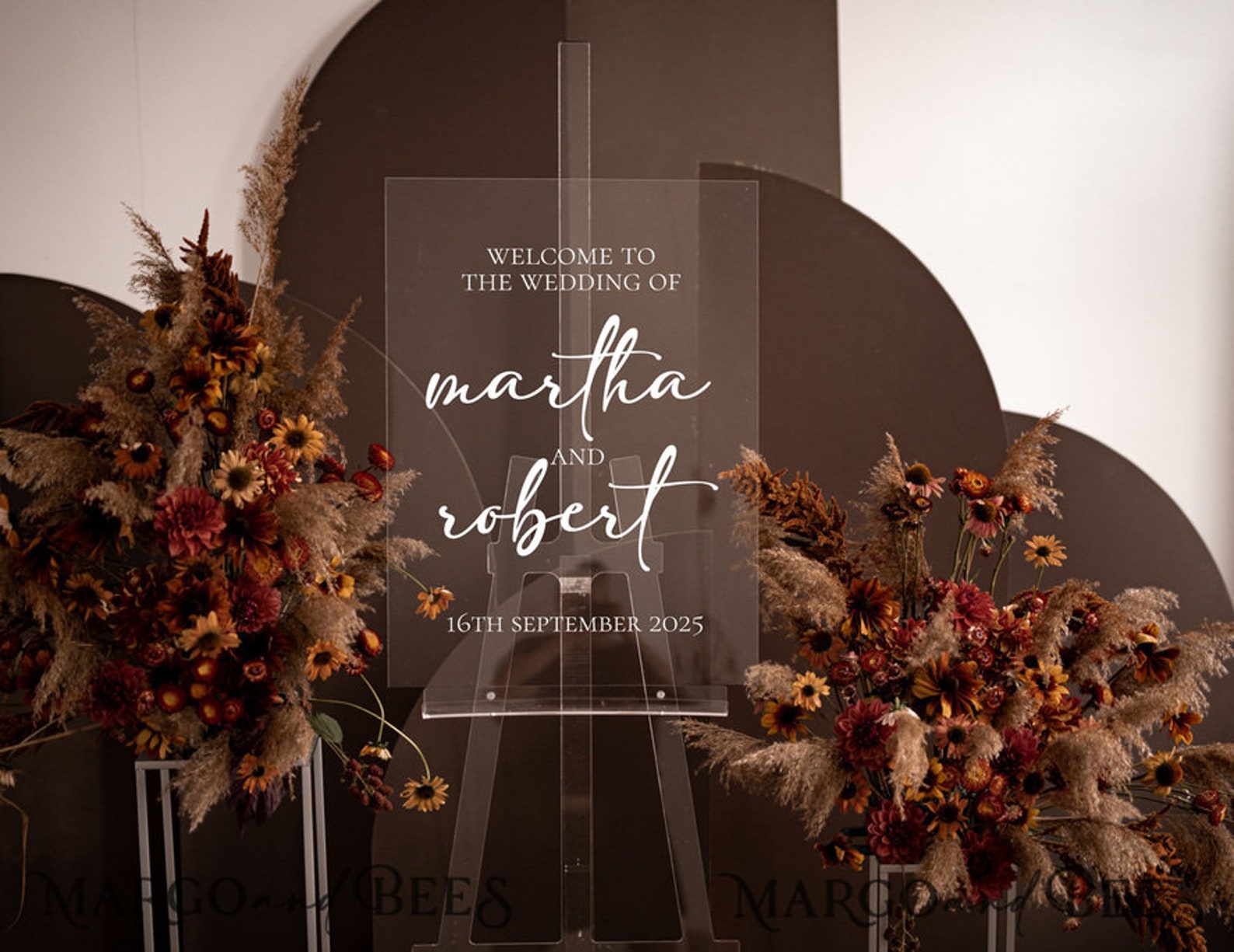 Clear Acrylic Wedding Welcome Sign Transparent Wedding Decor - Etsy