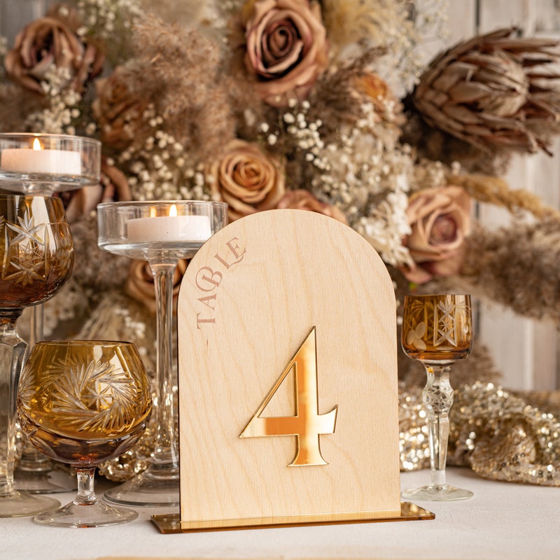Rustic Table Numbers - Etsy