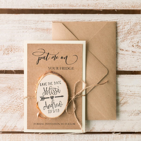 Rustic Save the Date - Etsy