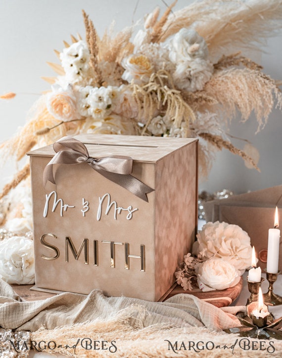 Hat Box Wedding Card Holder