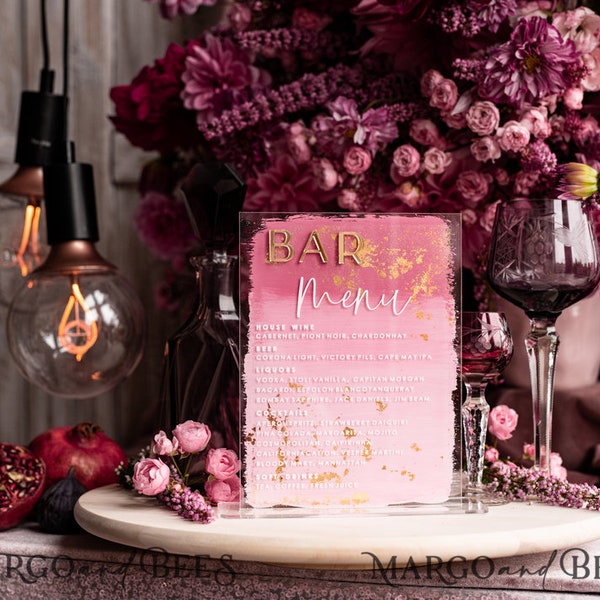 Clear Menu Cards - Etsy