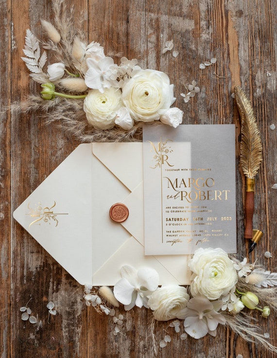 Luxury Modern Wedding Invitations