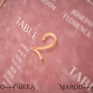 Blush Pink Velvet & Gold Modern Velvet Seating Chart, 3d Elegant Find ...