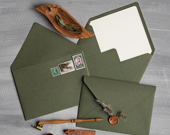 Khaki Envelope - Etsy