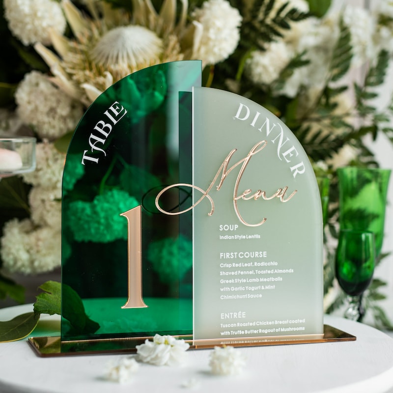 Acrylic Table Number - Etsy