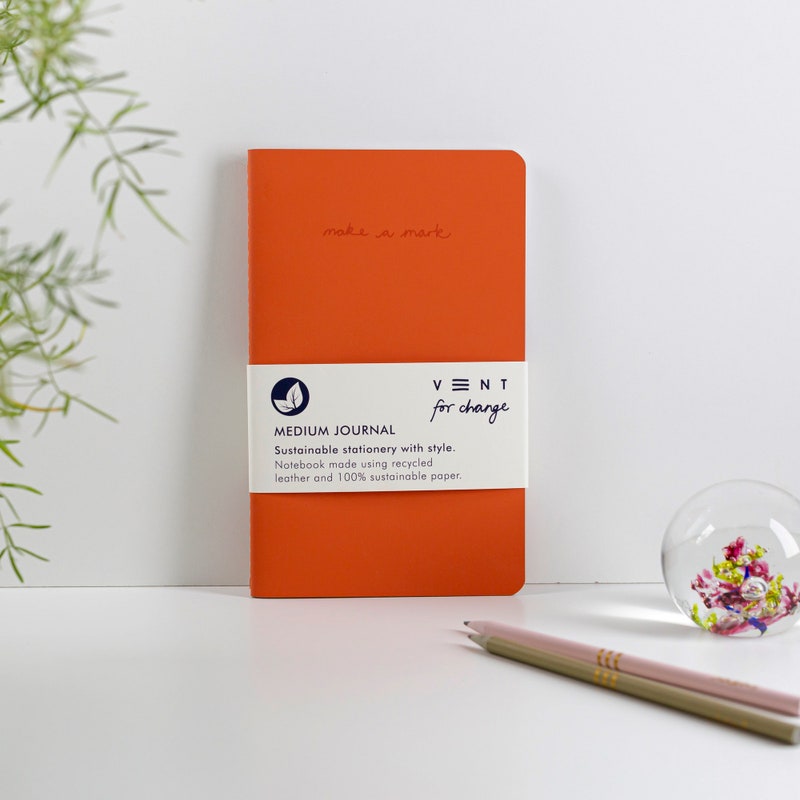Orange Journal - Etsy