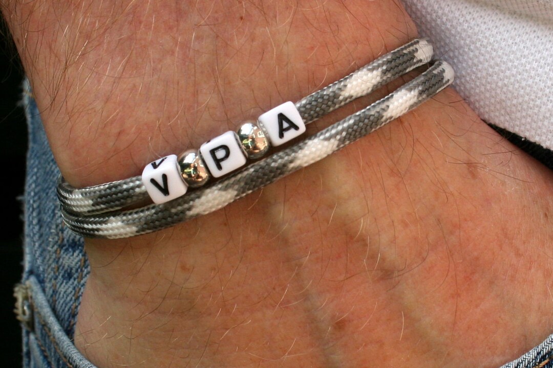 Friendship Bracelet Letter Bracelet Personalized Letters Partner ...