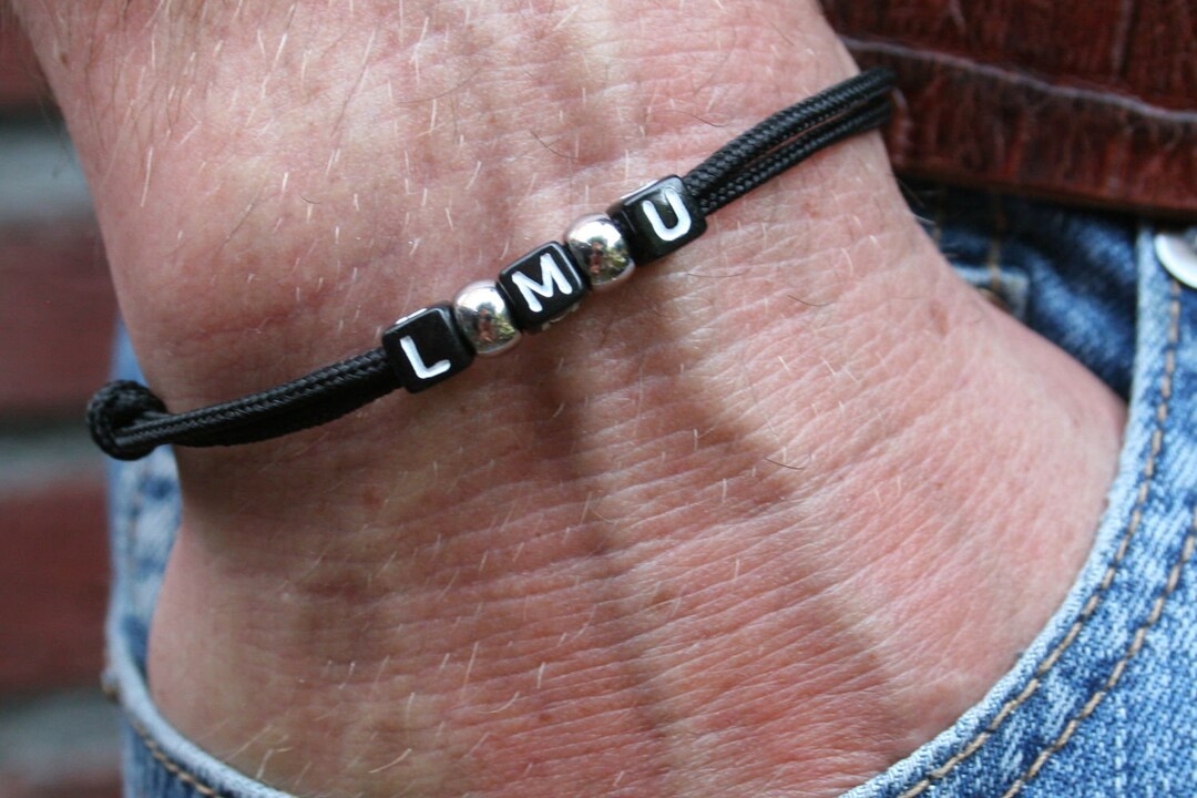 Friendship Bracelet Letters Bracelet Personalized Letters Partner ...