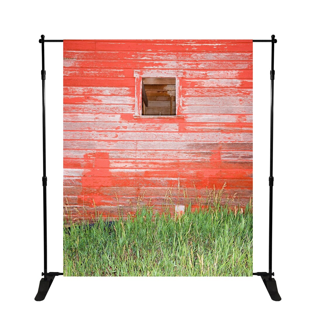 Old Western Barn Wall Backdrop Red Farm Photography Background Printed ...