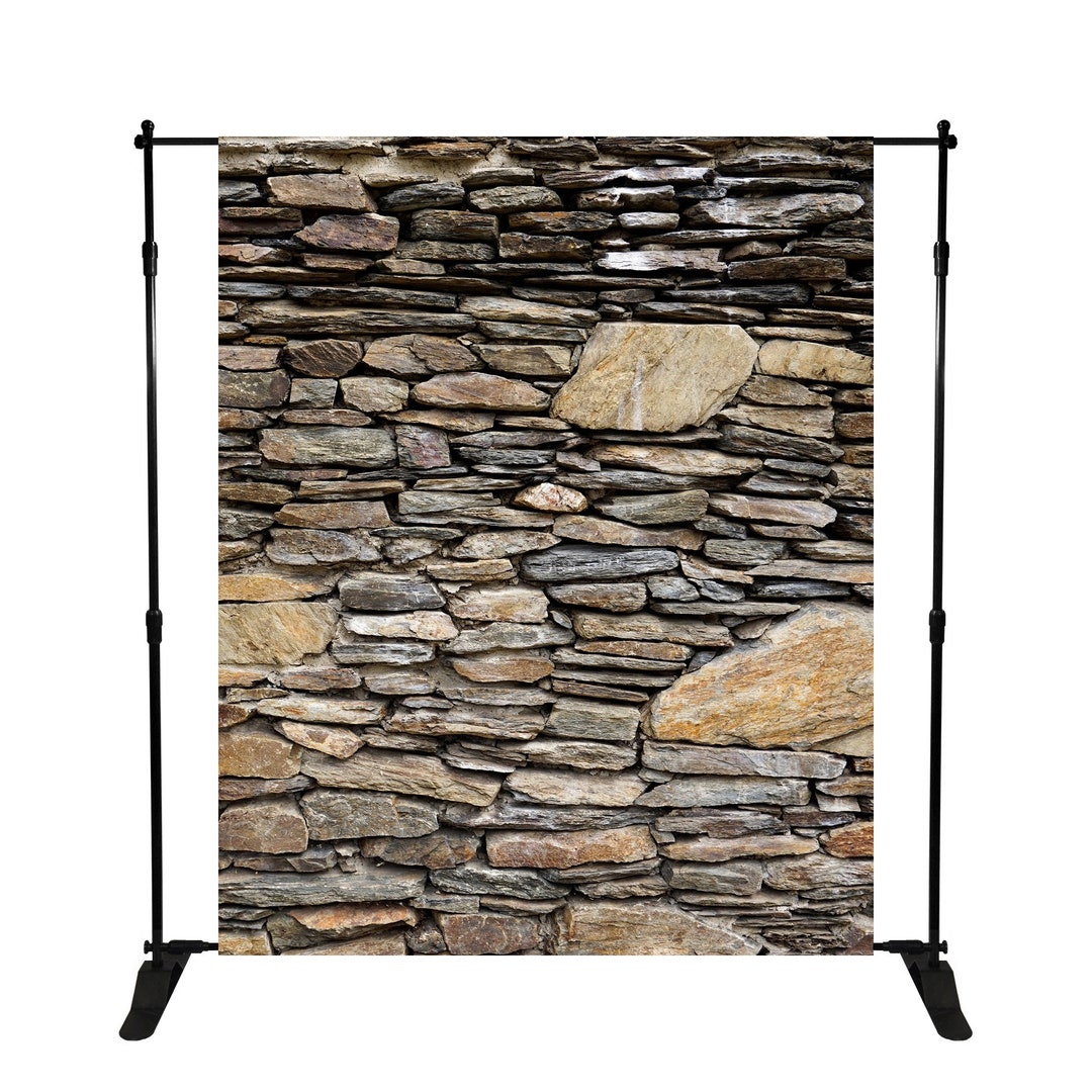 Stone Wall Backdrop Rock Wall Photography Background - Etsy