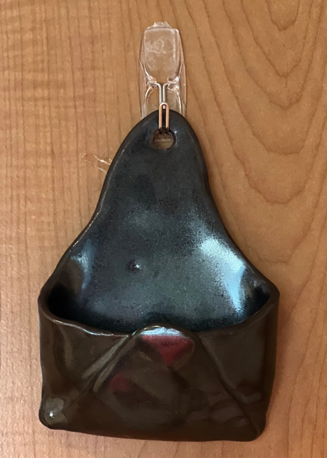 Handmade Ceramic Hanging Black Letter Shaped Holder - Etsy