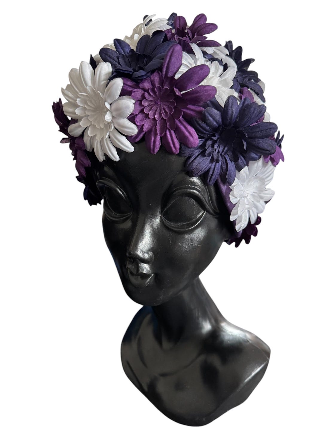 Retro Swimming Cap Fabric Flowers Color Selectable “one Size” NEW 50‘s ...