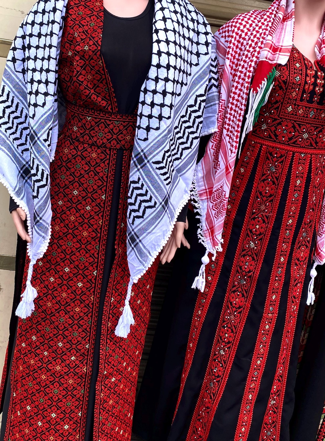 Original Keffiyeh Scarf, Unique Arab Palestine Bandana Kofya Shemagh ...