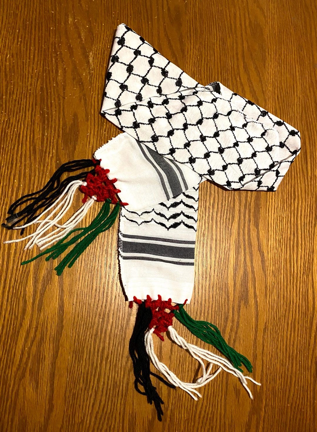 Kuffiyeh Palestine Flag Scarf, Keffiyeh Unique Original Arab Arafat ...