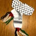 Palestine Arab Scarf, Woven Stitched, NOT Printed,unique Keffiyeh ...