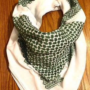 Palestine Keffiyeh Scarf, Unique Arafat Hatta Kufya Kuffyieh Scarf Arab ...