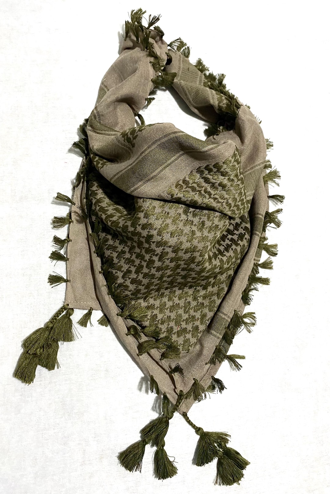 Green Army Scarf, Unique Arab Desert Bandana Headwear, Windproof Mask ...