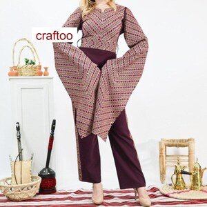 Trousers Embroidery Palestine Outfit, Heritage Palestinian Traditional ...