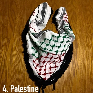 Palestine Arab Scarf, Woven Stitched, NOT Printed,unique Keffiyeh ...