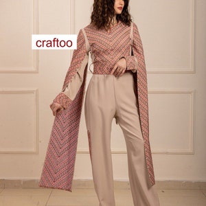 Trousers Embroidery Palestine Outfit, Heritage Palestinian Traditional ...