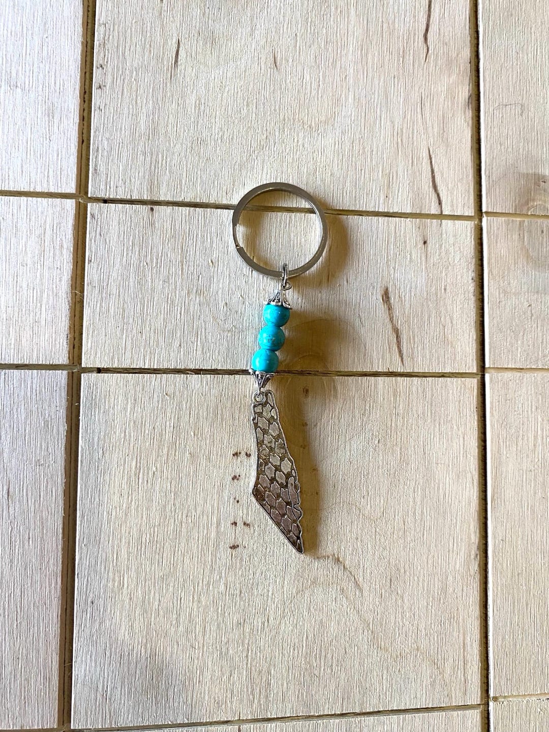 Palestine Map Keychain , Jerusalem Craved Gift Keyring, Unique Hand ...