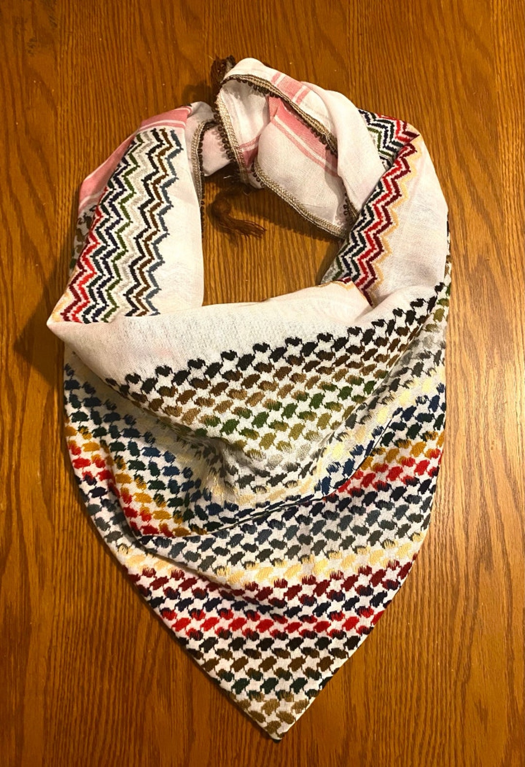 Palestine Unique Keffiyeh Shemagh, Arab Scarf, Vintage Dress Hatta ...