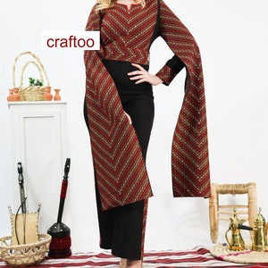 Trousers Embroidery Palestine Outfit, Heritage Palestinian Traditional ...