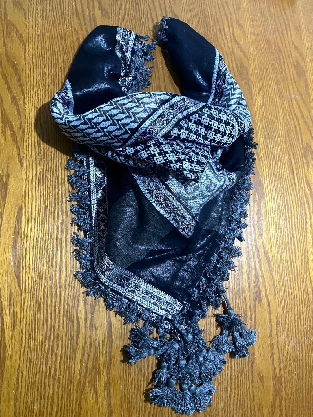 Unique Arab Scarf, Keffyeih Cover Headwear, Vintage Dress Hatta Shemagh ...