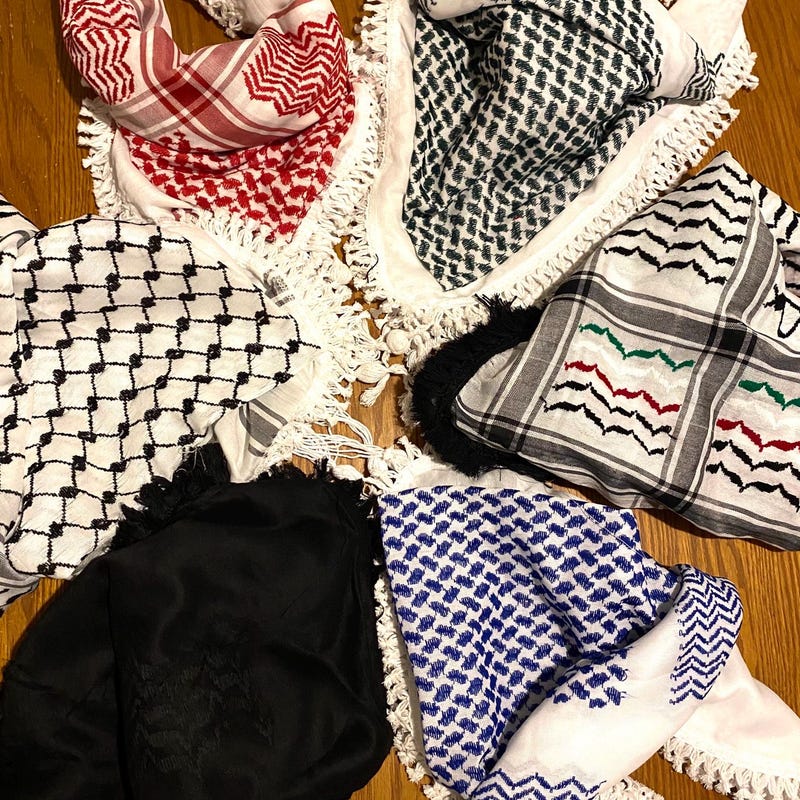 Palestinian Keffiyeh Scarf - Etsy UK