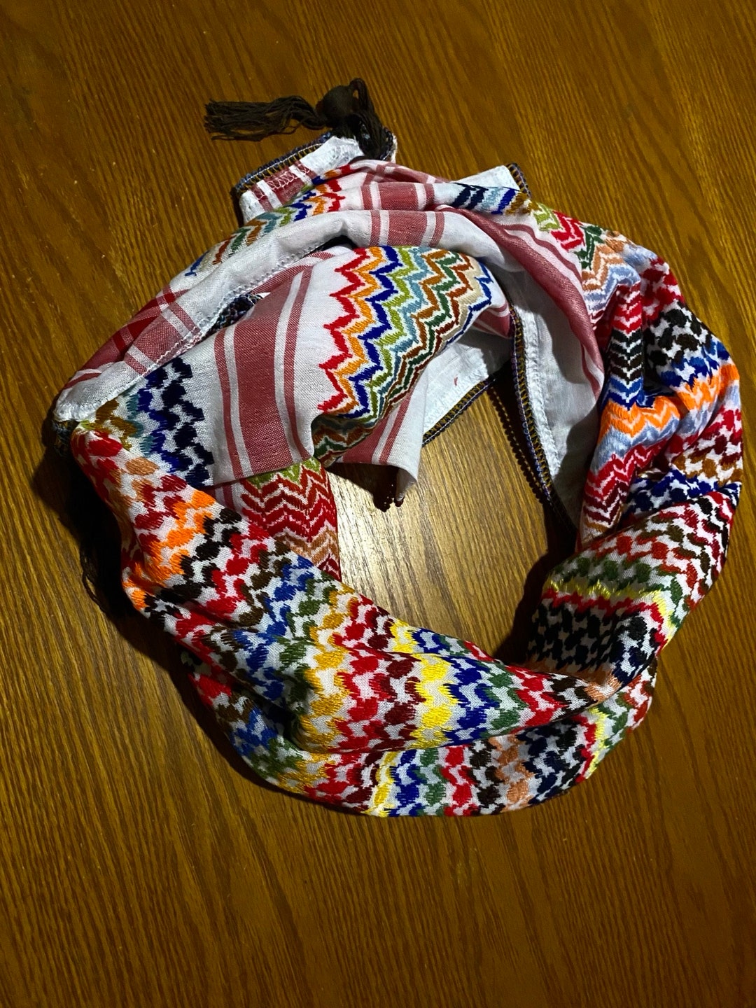 Palestine Unique Keffiyeh Shemagh, Arab Scarf, Vintage Dress Hatta ...