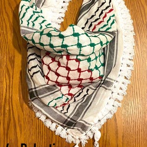 Palestine Arab Scarf, Woven Stitched, NOT Printed,unique Keffiyeh ...