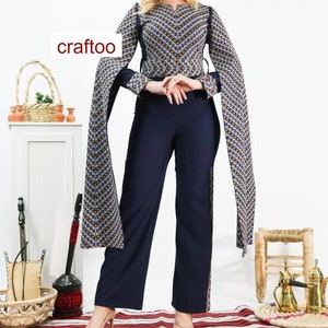 Trousers Embroidery Palestine Outfit, Heritage Palestinian Traditional ...